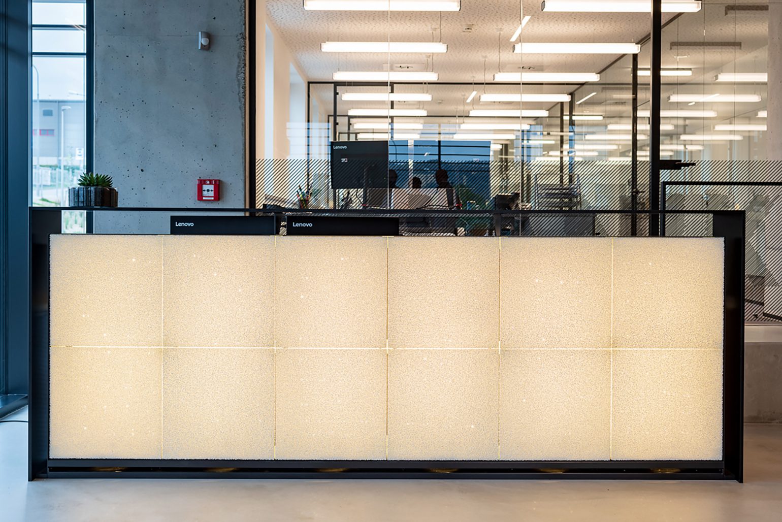 ACEAIR – reception desk - Cerastruct